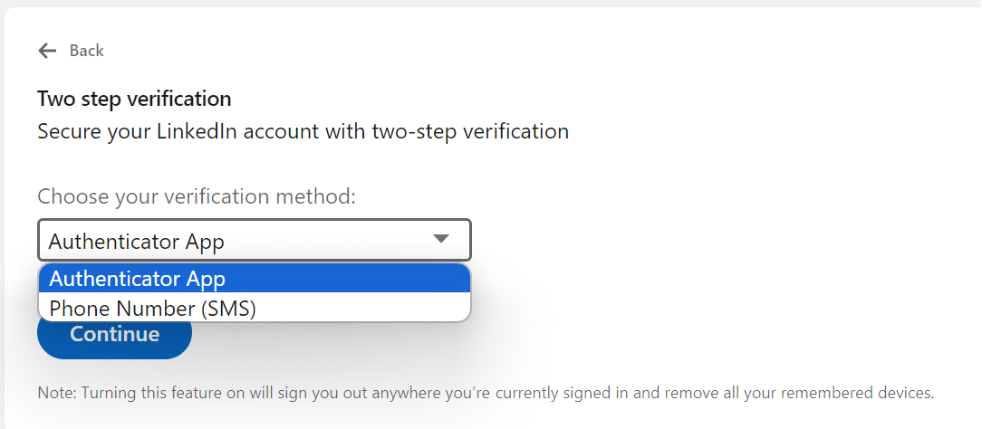 LinkedIn 2FA Guide | Sharp Ahead
